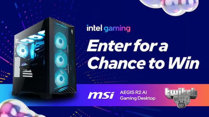 TwitchCon MSI AEGIS R2 AI Gaming Desktop Giveaway - GiveawayBase