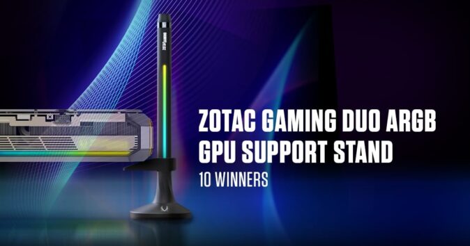 ZOTAC GAMING DUO ARGB GPU Support Stand Giveaway - GiveawayBase