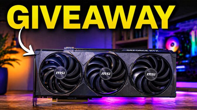 MSI Ventus 3x Black 5070Ti Graphics Card Giveaway - GiveawayBase